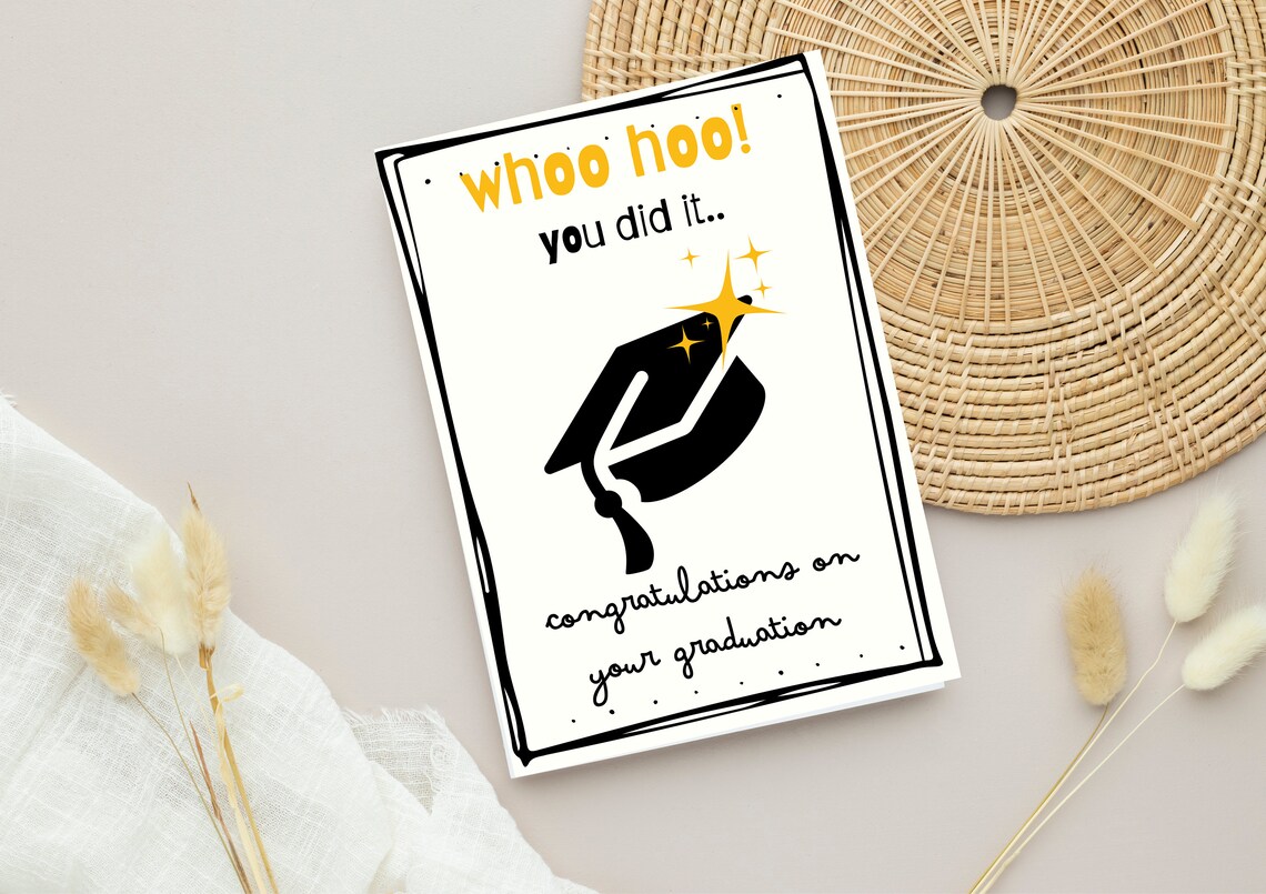 Graduation Card Slay, Graduation Card, Congratulation on Your ...