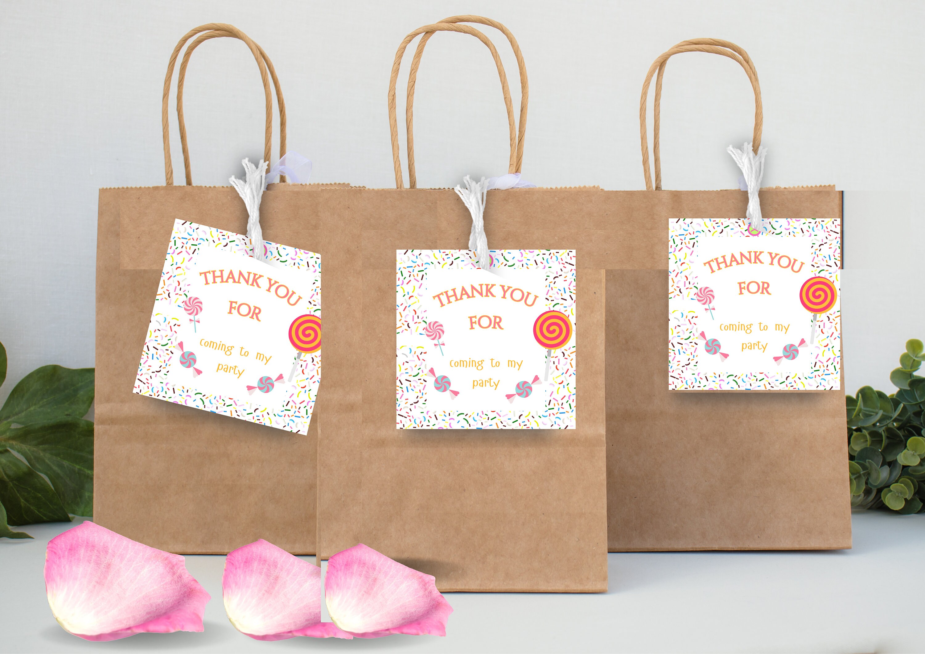 Candy Land Tags, Candy Land Birthday Party, Candy Land Party Favor Tags ...