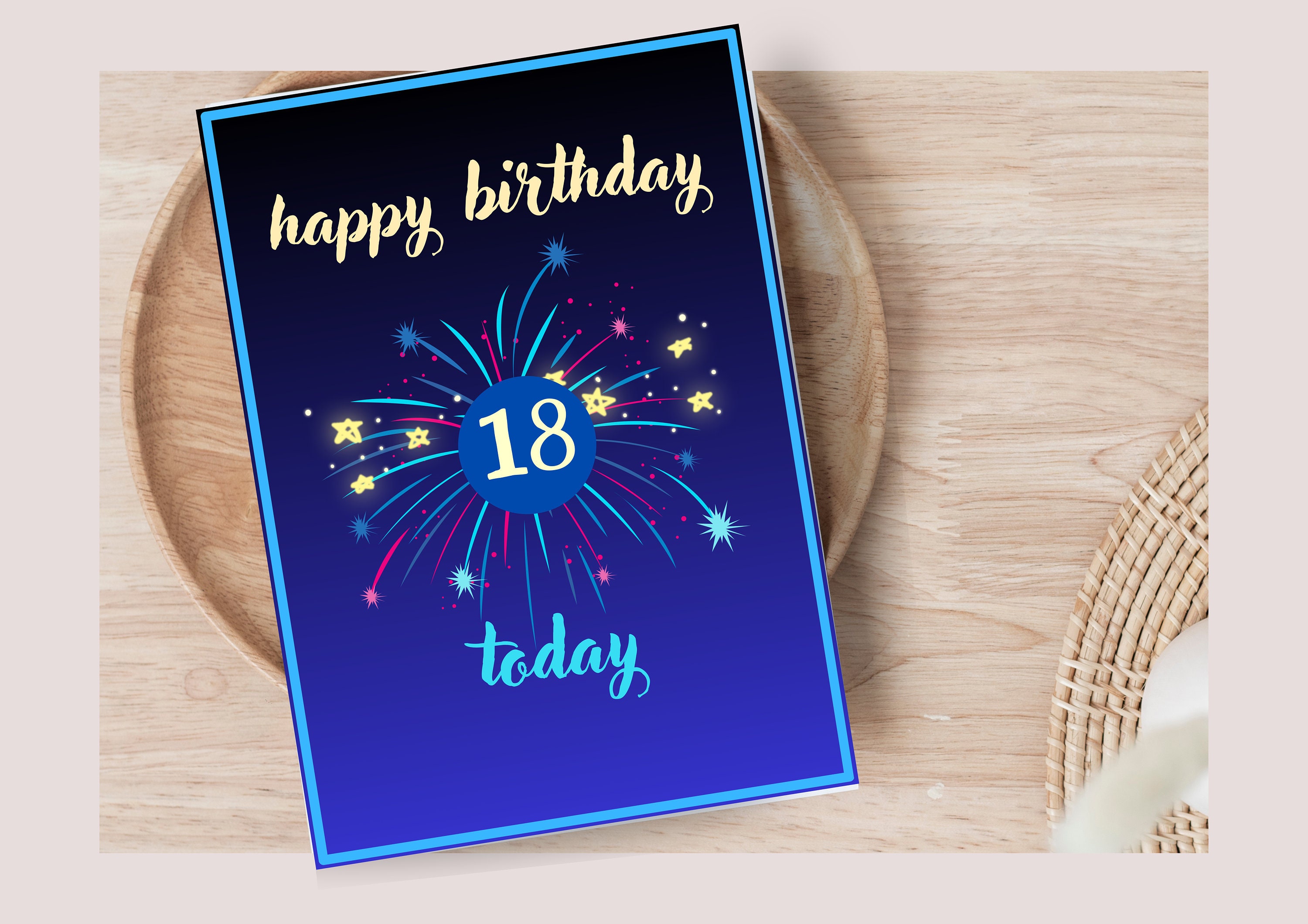 18th Birthday Card, Happy 18th Birthday Card, Card for Him, Card for ...