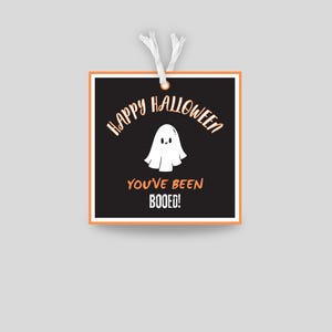Boo Basket Tag Printable, Halloween Tags, You've Been Booed, Printable ...