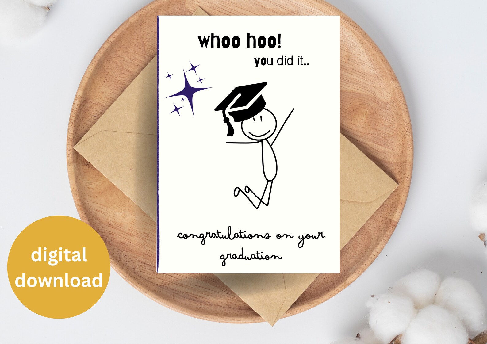 Graduation Card Funny Finally, Graduation Card for Him, Congrats on ...