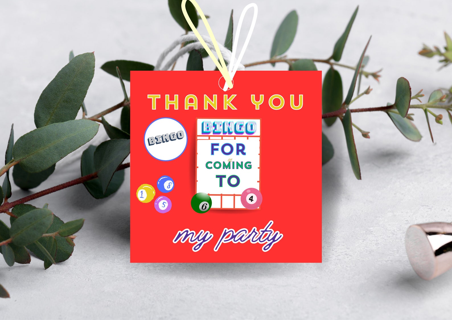 Thank You for Celebrating My Birthday Tag, Thanks for Coming to My ...