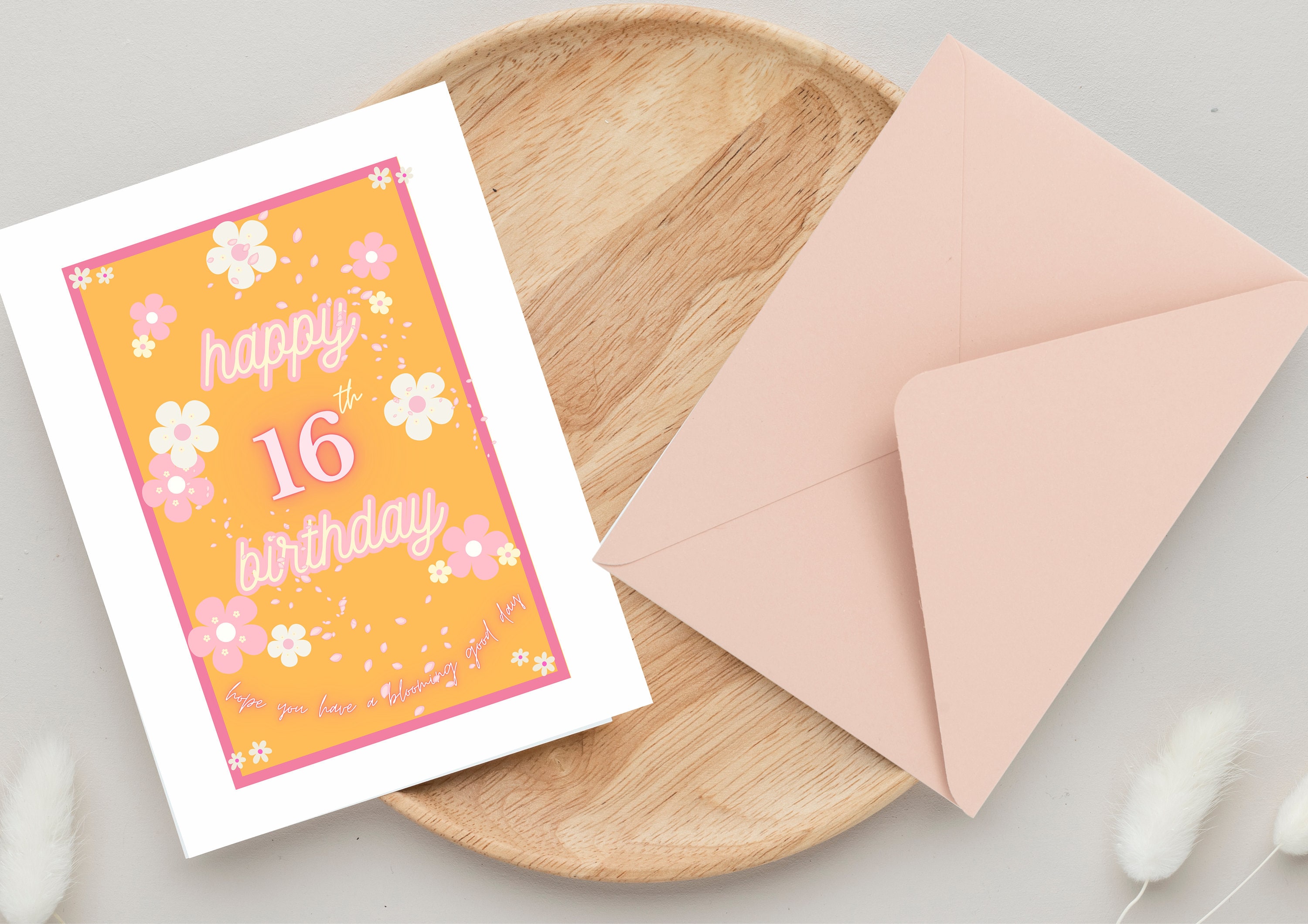 Sweet 16 Printable Birthday Card, Birthday Wishes 16th, Birthday ...