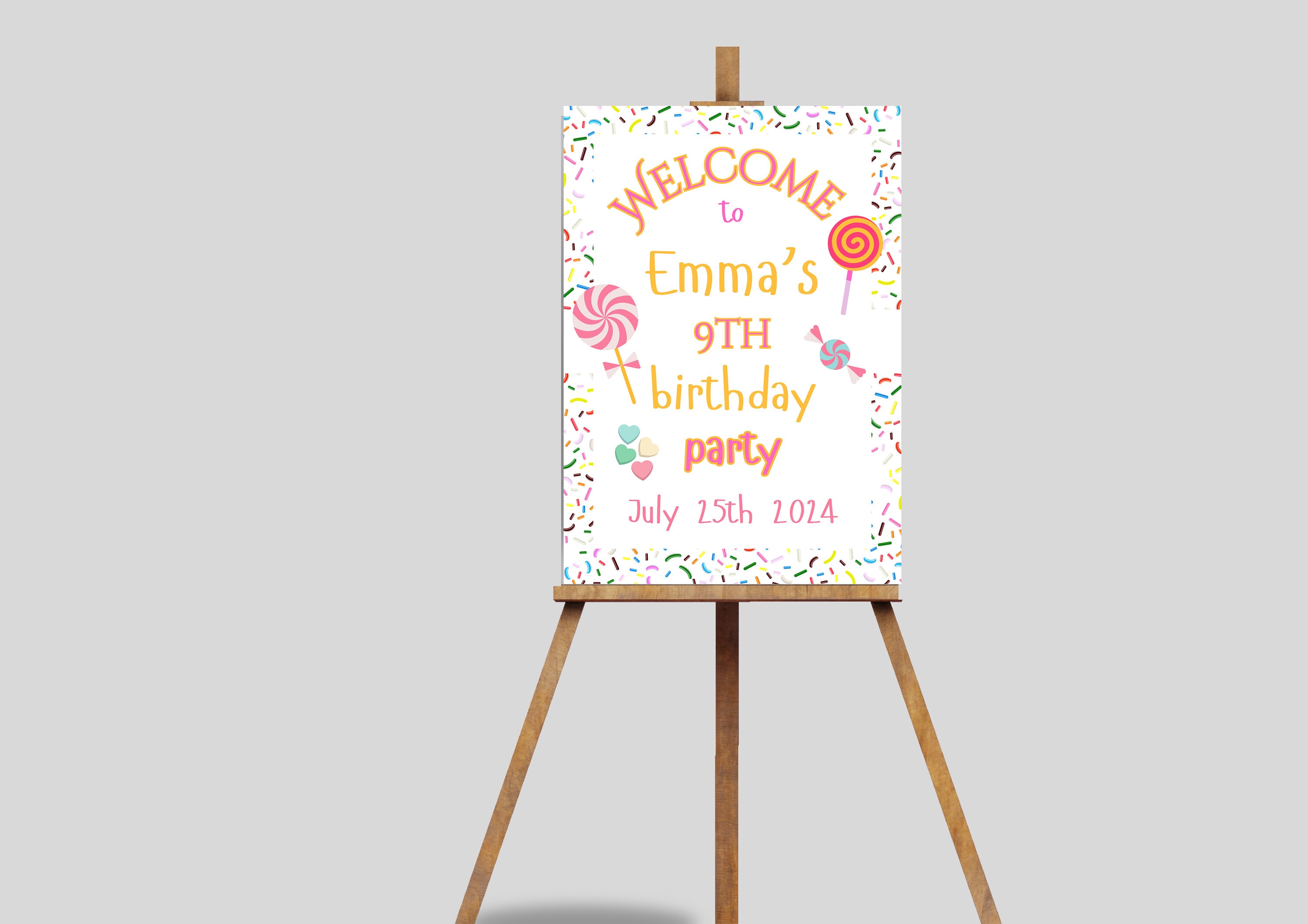 Happy Birthday Printable Candy Poster, Birthday Candy Board, Printable ...
