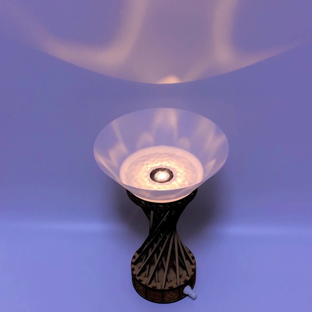 Psyche the Real Water Ripple Projection Lamp - Etsy