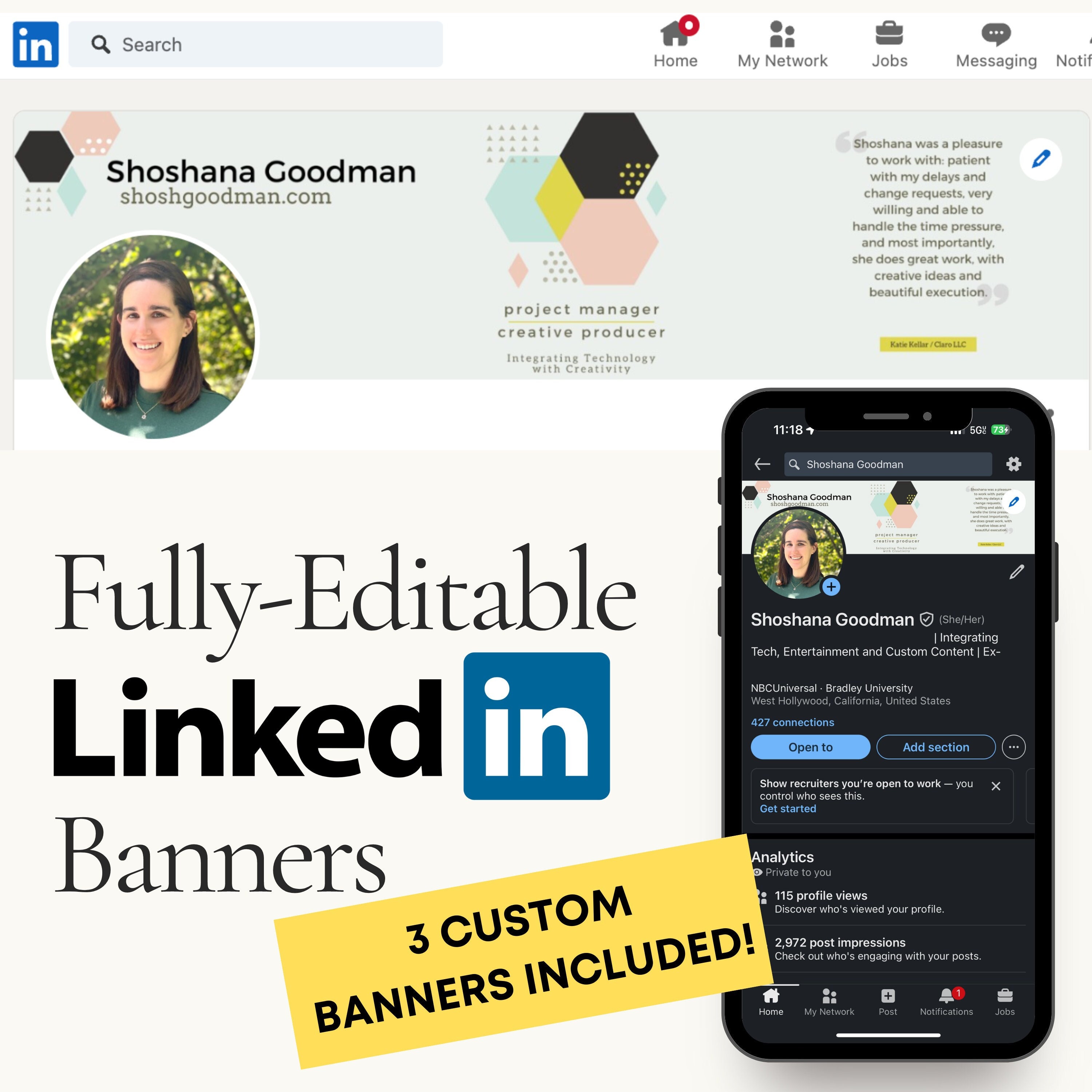 3x Professional Linkedin Banner Designs Stand Out & Land Your Dream Job ...