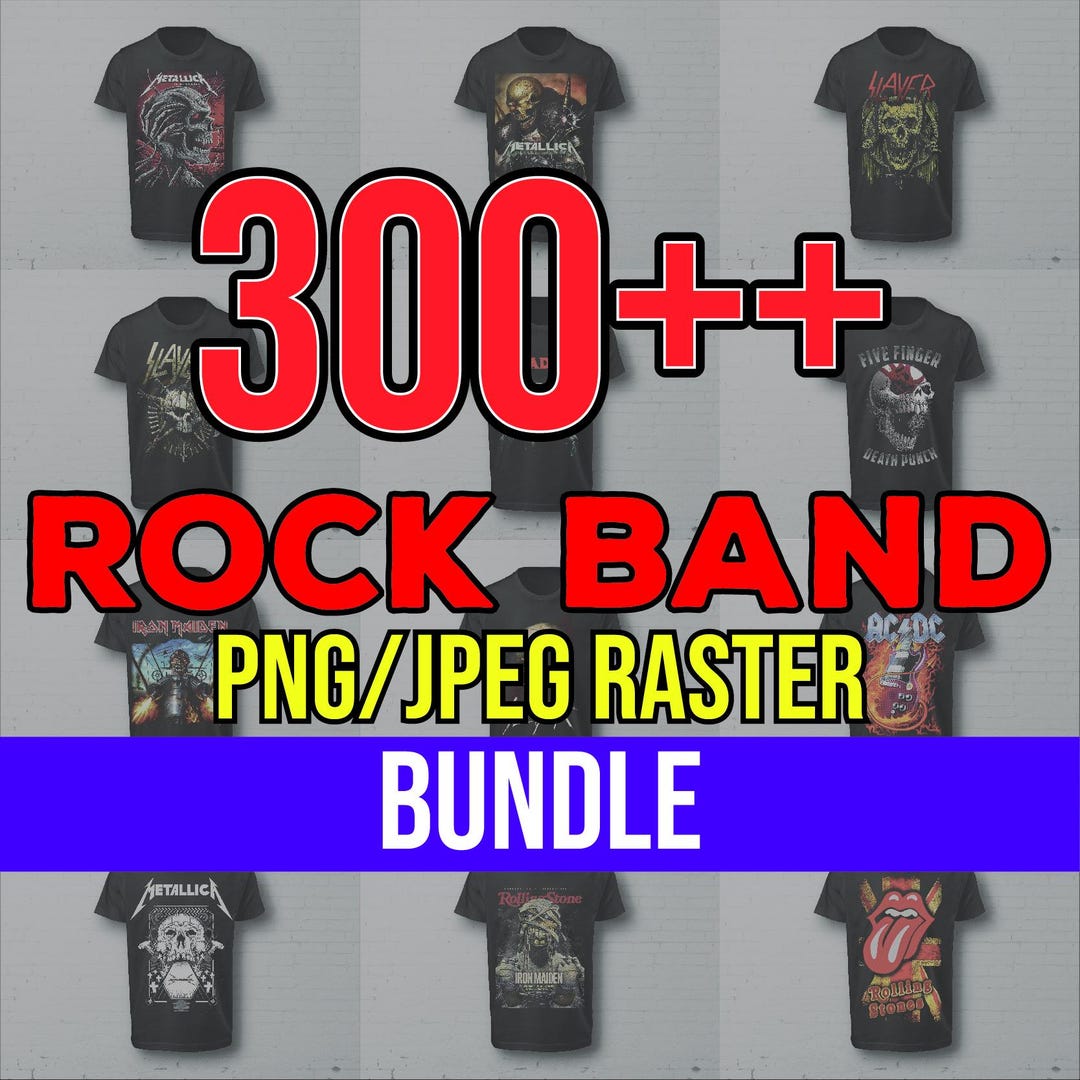 ROCK BAND Bundle Design - Etsy