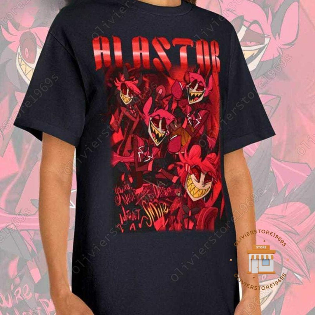 Buy Hazbin Hotel Alastor Shirt, Hazbin Hotel Characters Shirt, Helluva ...