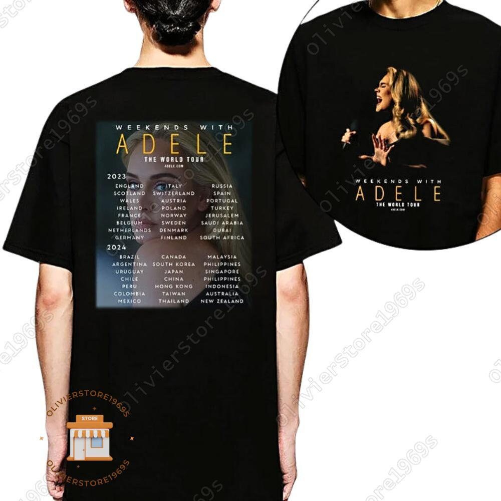 Adele World Tour Shirt, Adele 2023-2024 World Tour Shirt, Adele 2024 zweiseitiges T-Shirt ...