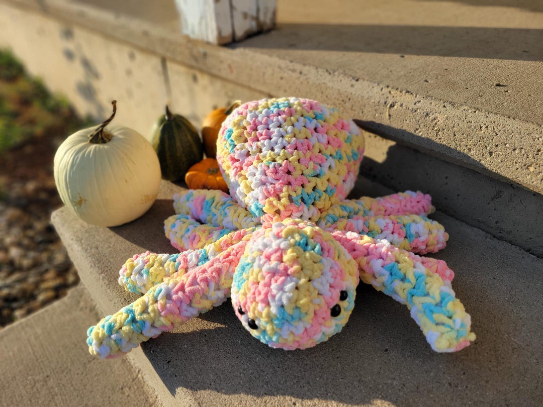 Stuffed Spider, Giant Spider, Pastel Spider, Jumbo Plushie - Etsy