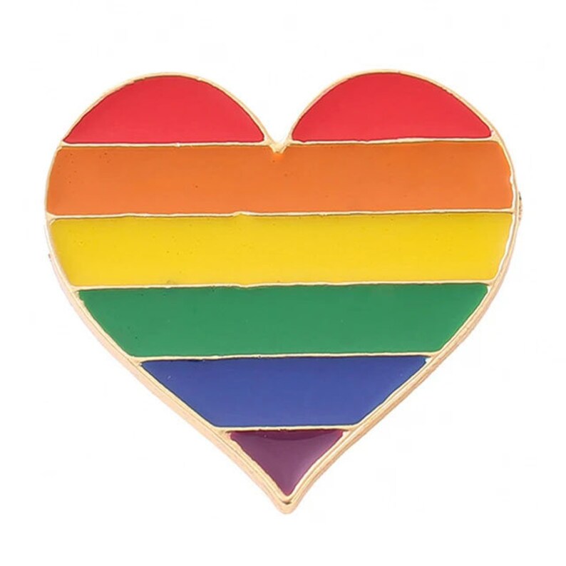 LGBTQ Pride Pins Rainbow Pins Backpack and Clothing Decoration Happy Pride Month Gift Metal Pins ...