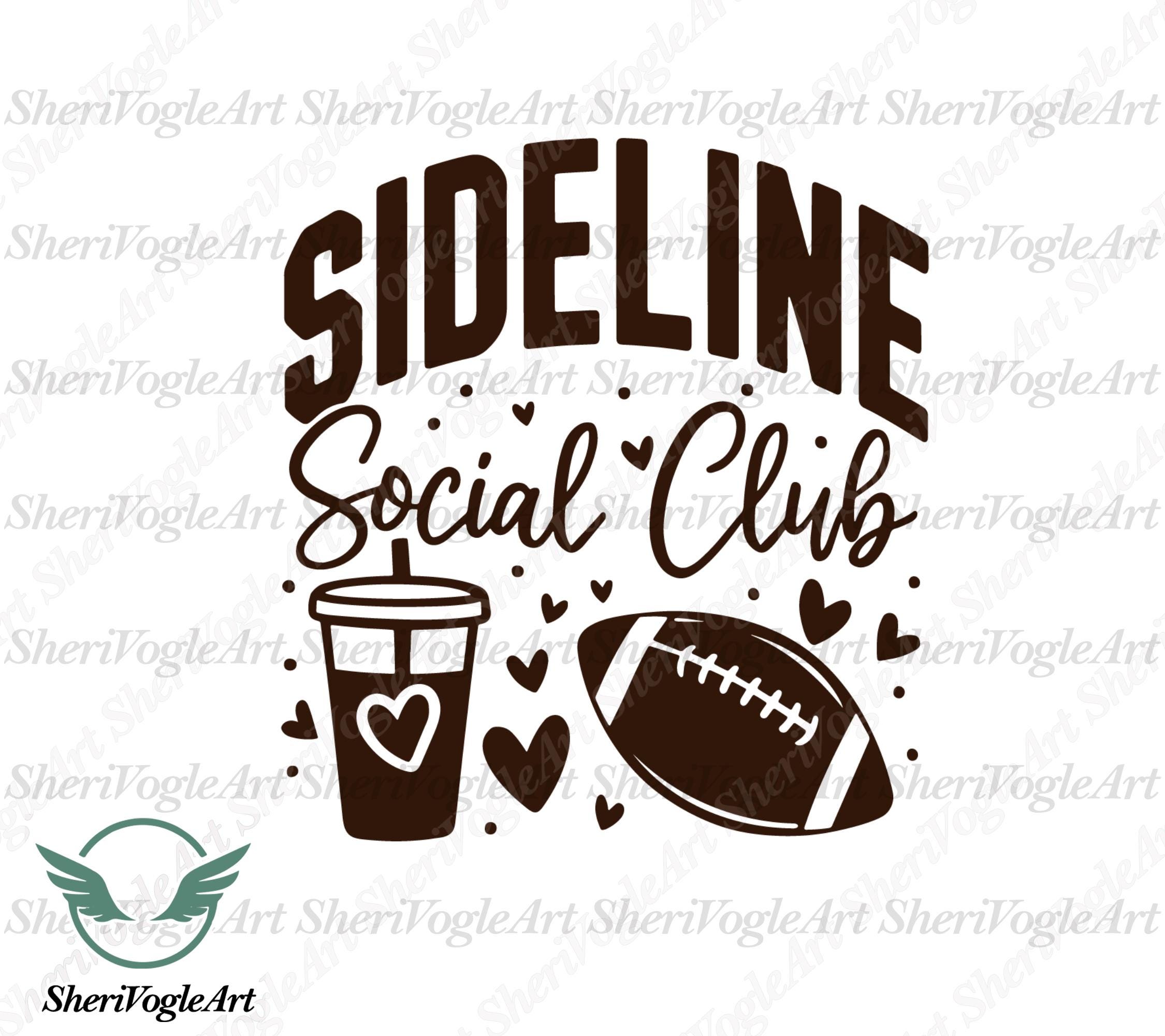 Football Social Club, Sideline Social Club, Football Png, Football Mom ...