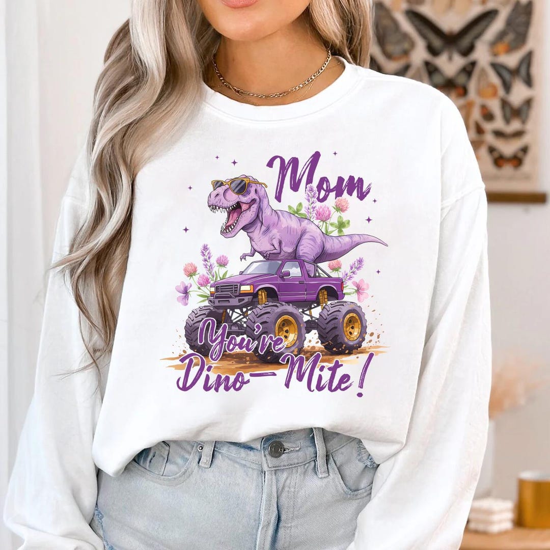 Mama Monster Truck Png, Mama Saurus Png, Mom, You’re Dino-mite Png ...