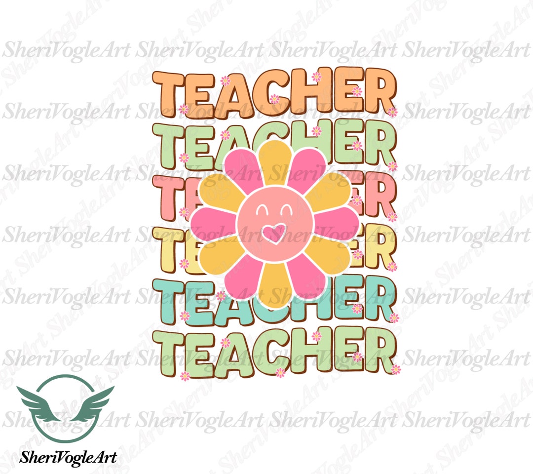 Teacher T-shirt Png, Cute Teacher Gift Tee Shirt Png, Confidence ...