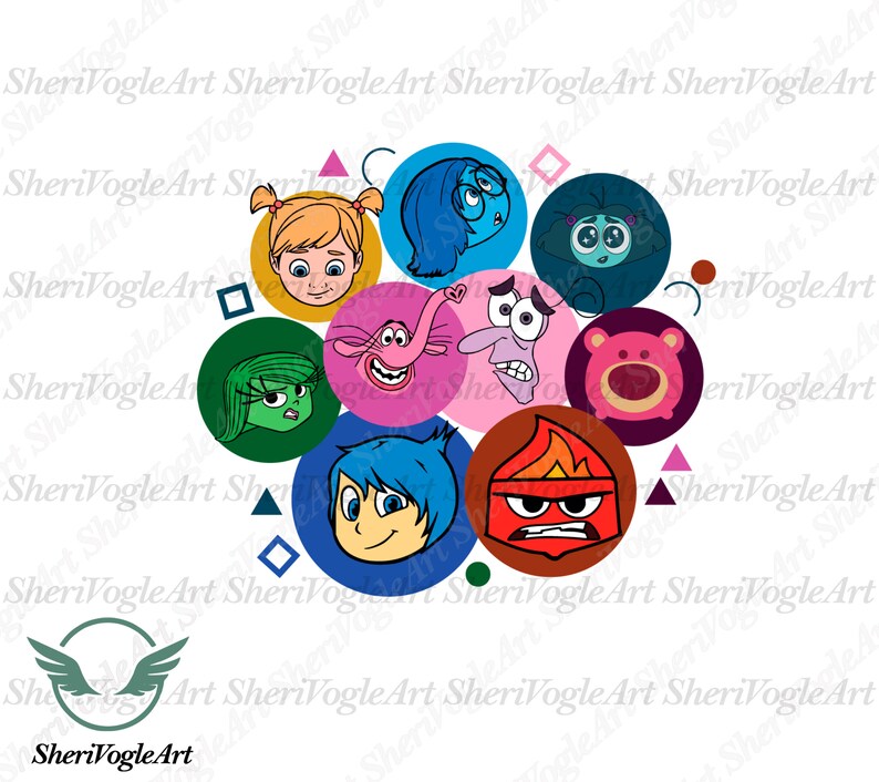 Inside Out Family Svg Inside Out Characters Png - Etsy