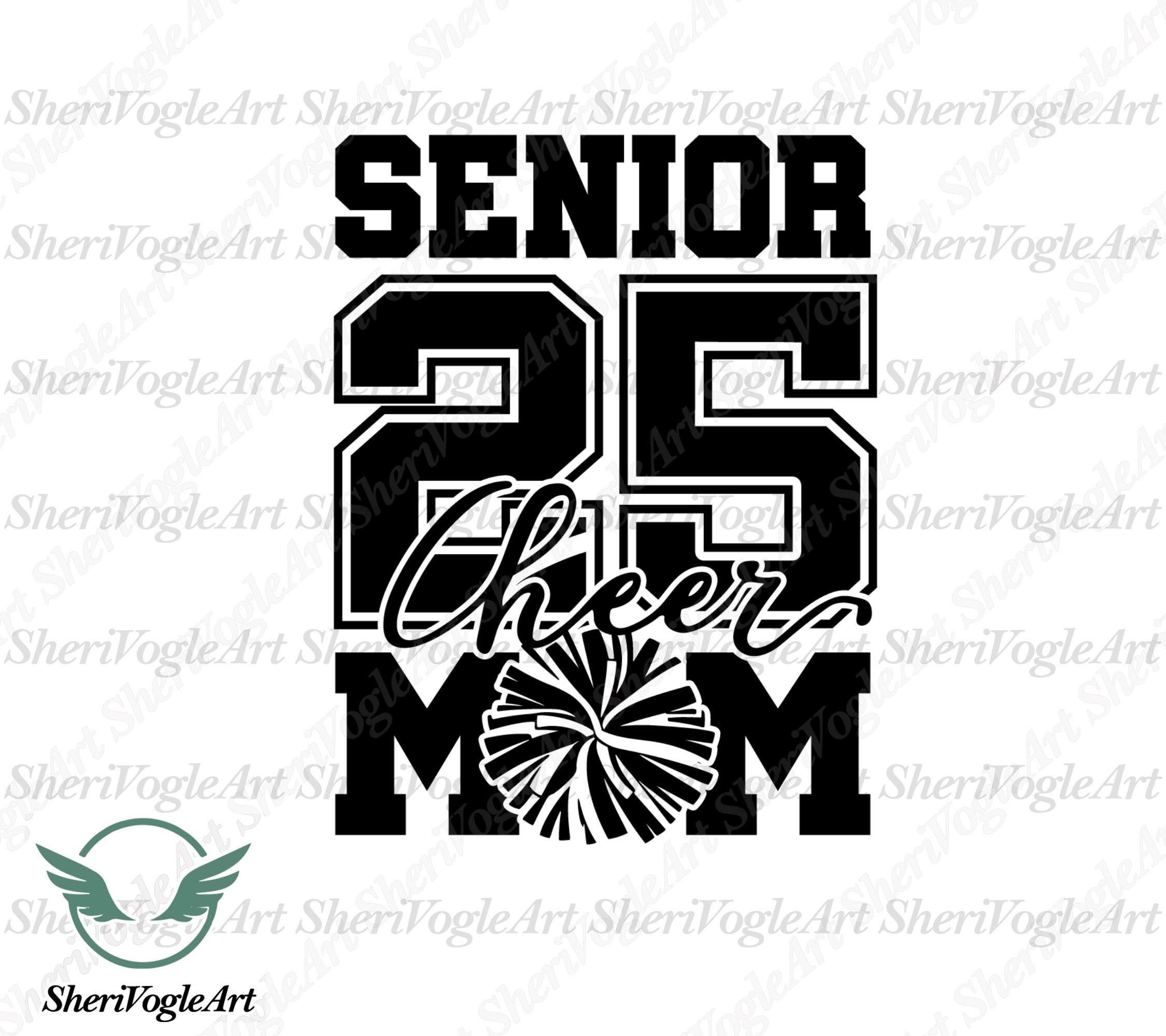 Senior Cheer Mom, Cheer Mom Png, Cheer Mom Svg, Cheer Designs - Etsy
