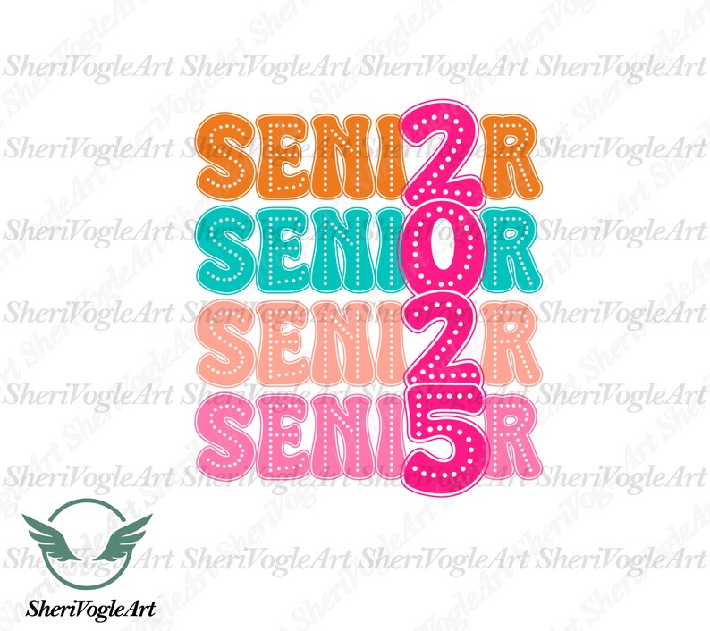 Senior 2025 PNG, Retro Graduation PNG, Sublimation Design, Digital ...