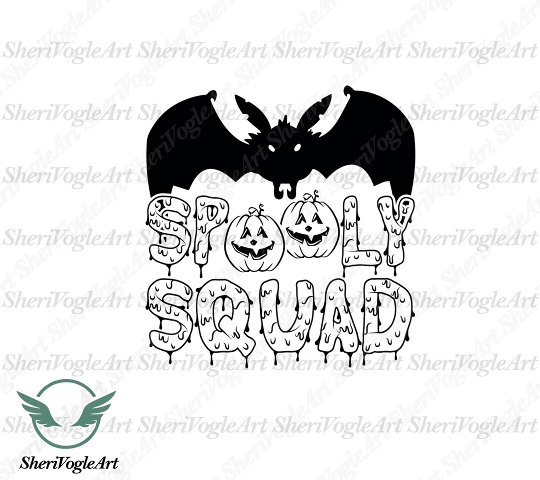 Spooky Squad SVG, Kids Halloween SVG, Trick or Treat Costume, Halloween ...