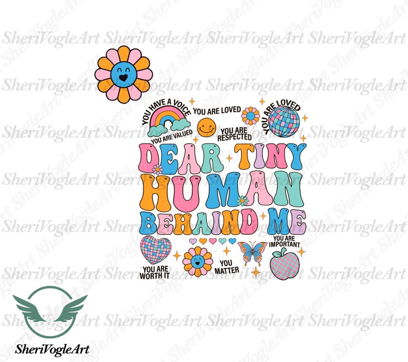 Dear Tiny Human Behind Me Svg - Etsy Australia