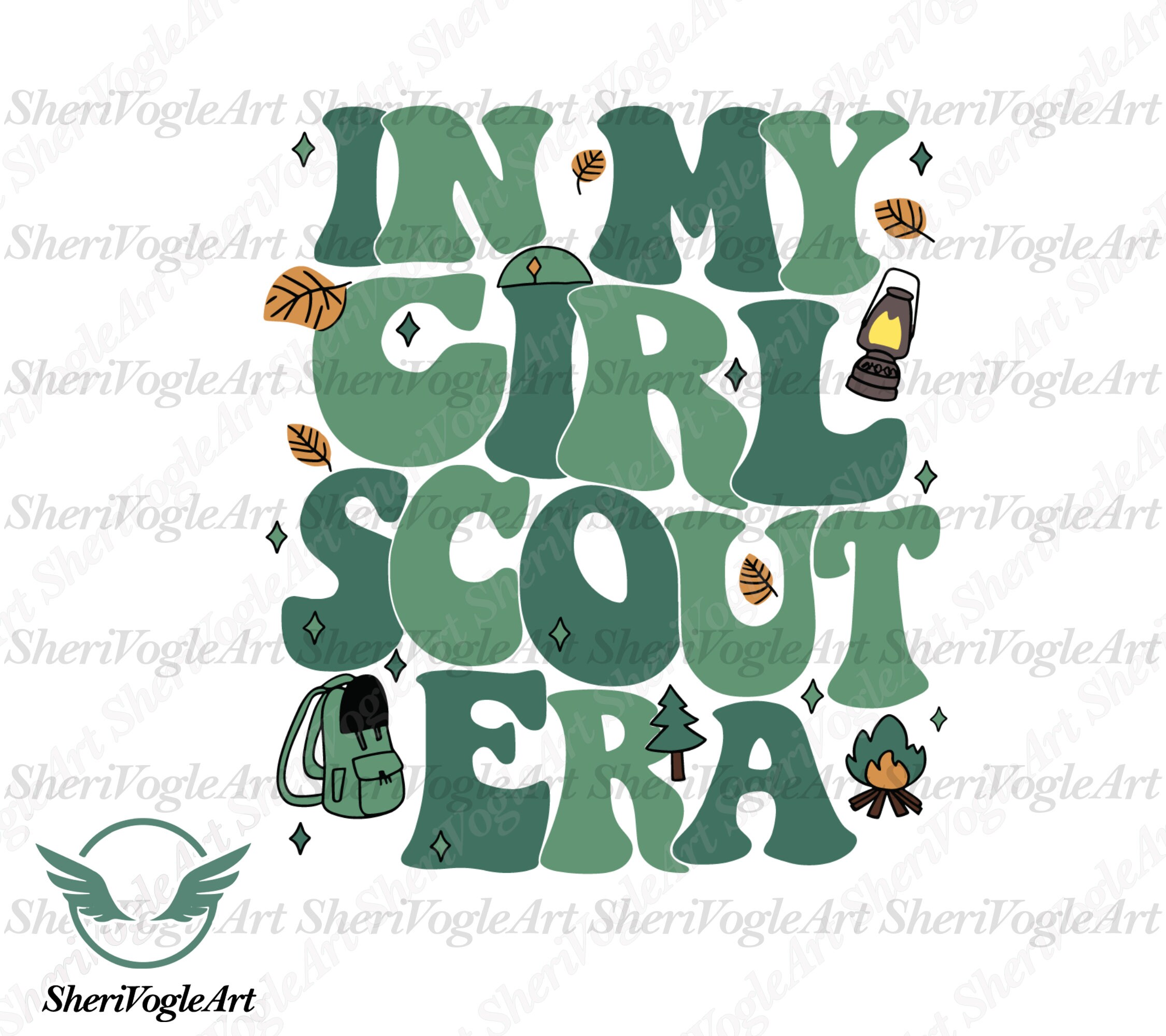 In My Girl Scout Era Svg, Scout Girl Svg, Scout Troop Svg, Camping Svg ...