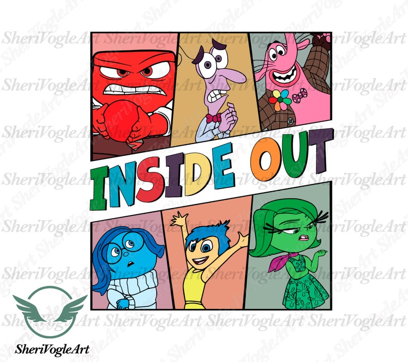 Inside Out Characters Svg Inside Out Png Inside Out Svg Inside Out Sublimation Digital File
