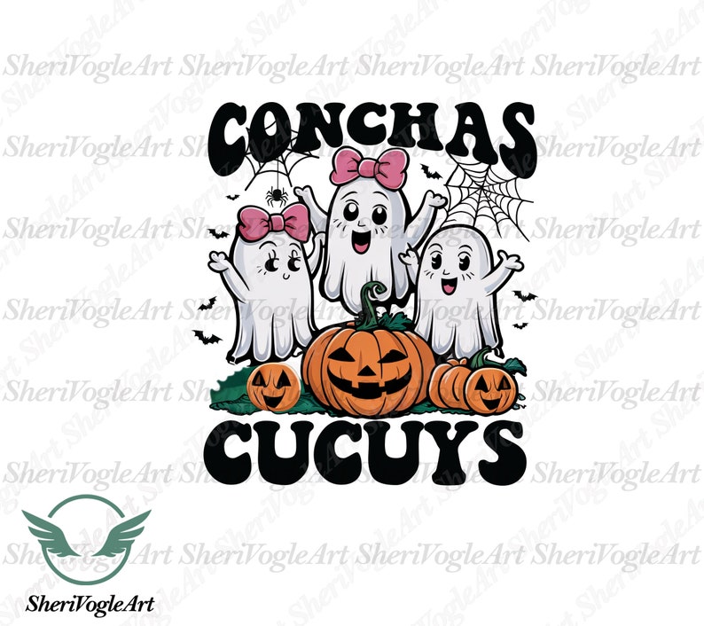Conchas and Cucuys Mexican Ghost Png,spooky Conchas PNG, Pantasmas PNG ...