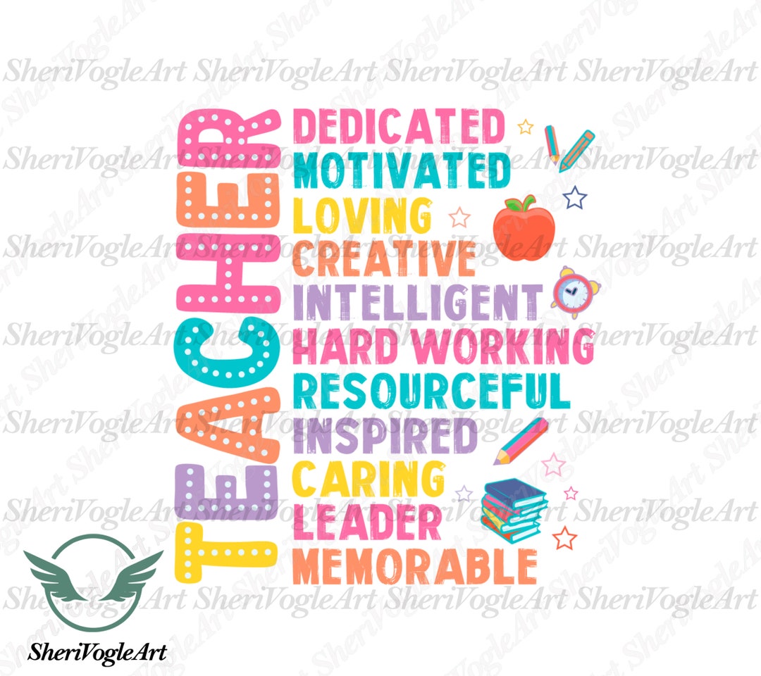 Teacher Svg PNG, Back to School Png, Teacher Shirt Design, Teacher ...