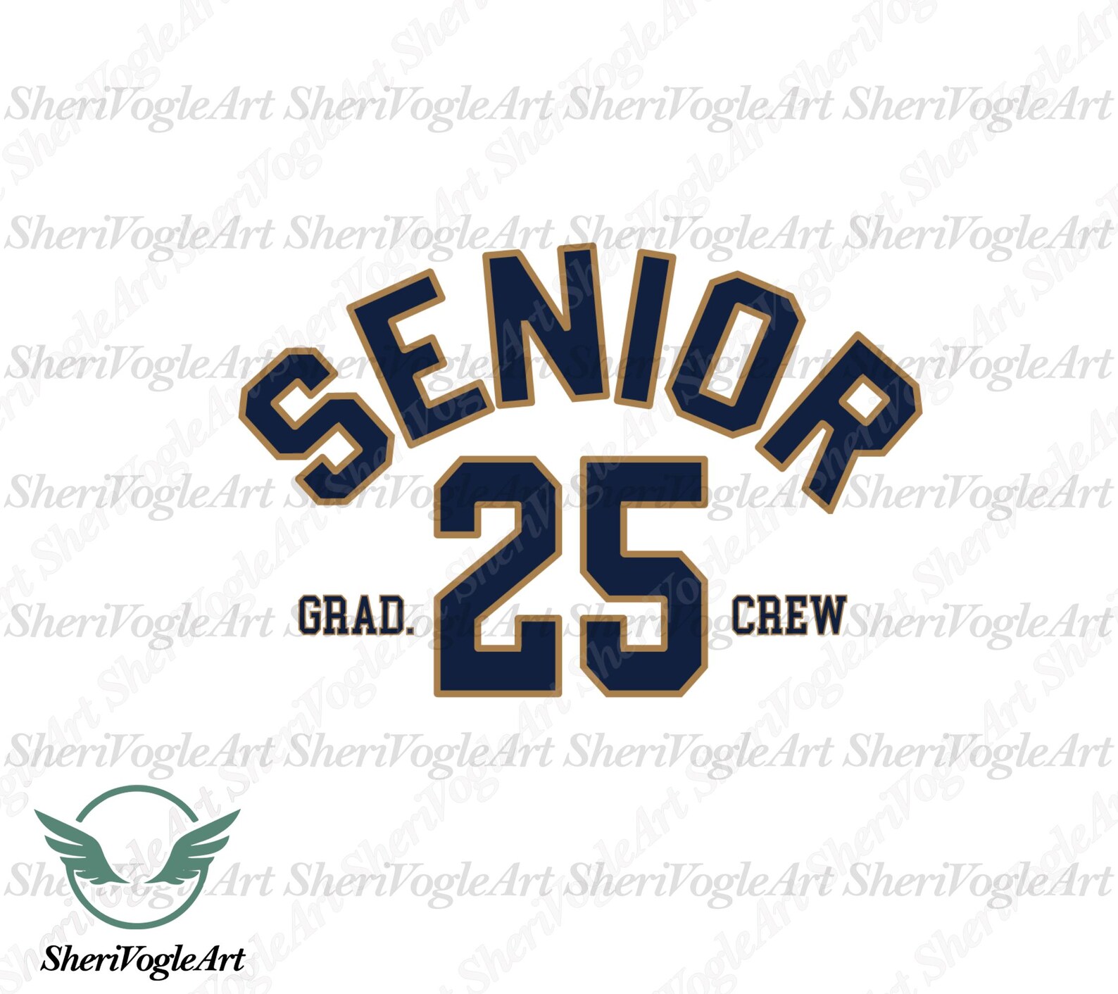Senior Grad Crew 2025 Svg, Png Dxf Eps Svg, Class of 2025 Svg ...