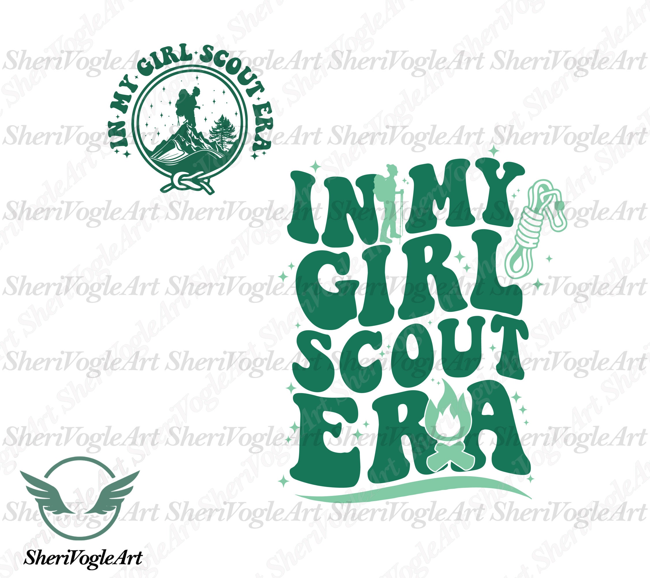 In My Girl Scout Era SVG Png, Scouts Svg, Scout Troop Svg, Svg for ...