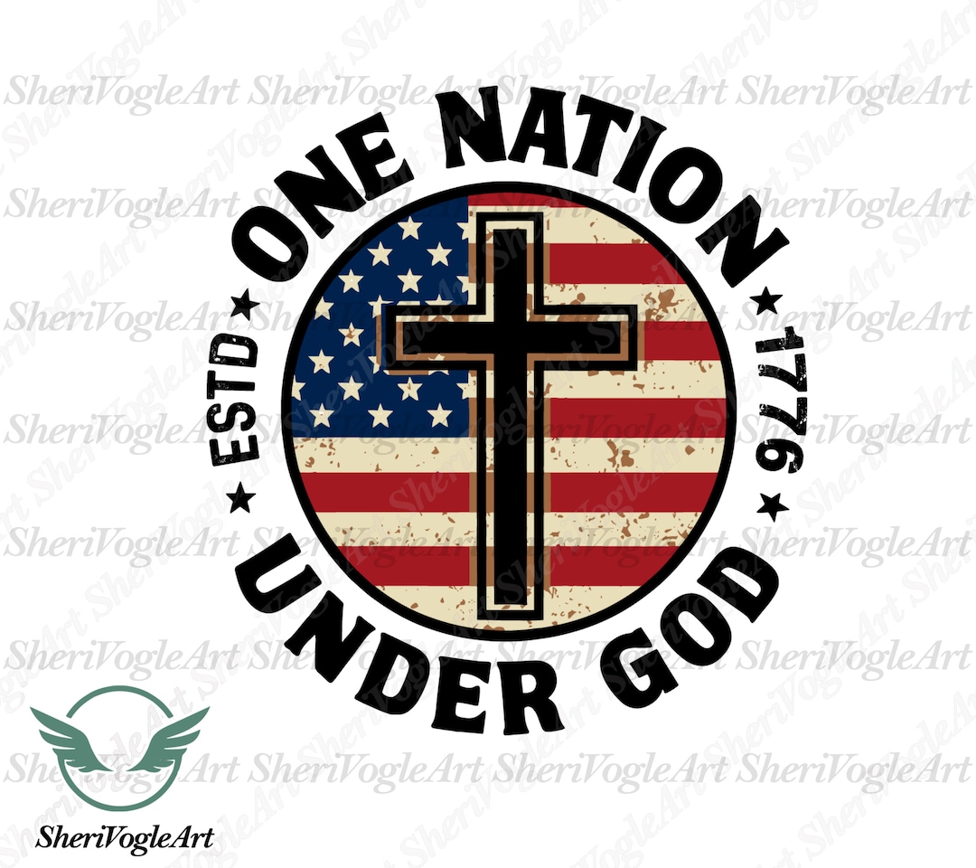 One Nation Under God SVG Instant Download - Etsy