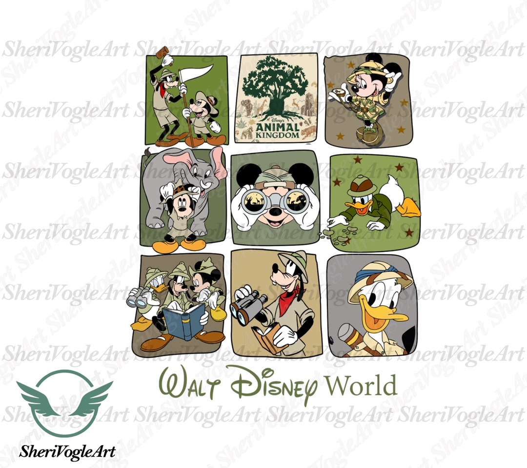 Animal Kingdom Friends PNG: Family Vacation 2024 (digital Download) - Etsy