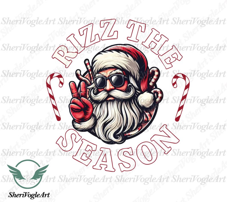 Rizz the Season Svg Png, Merry Rizzmas Svg Png, W Rizz Christmas Svg ...