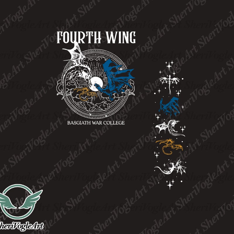 Fourth Wing Svg - Etsy