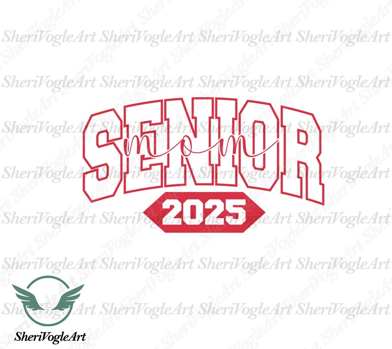 Senior Mom 2025 Svg Png, Graduation Shirt Iron on Png, Class of 2025 ...