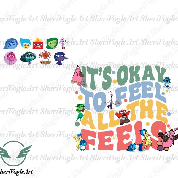 Its Ok to Feel All the Feels Svg - Etsy