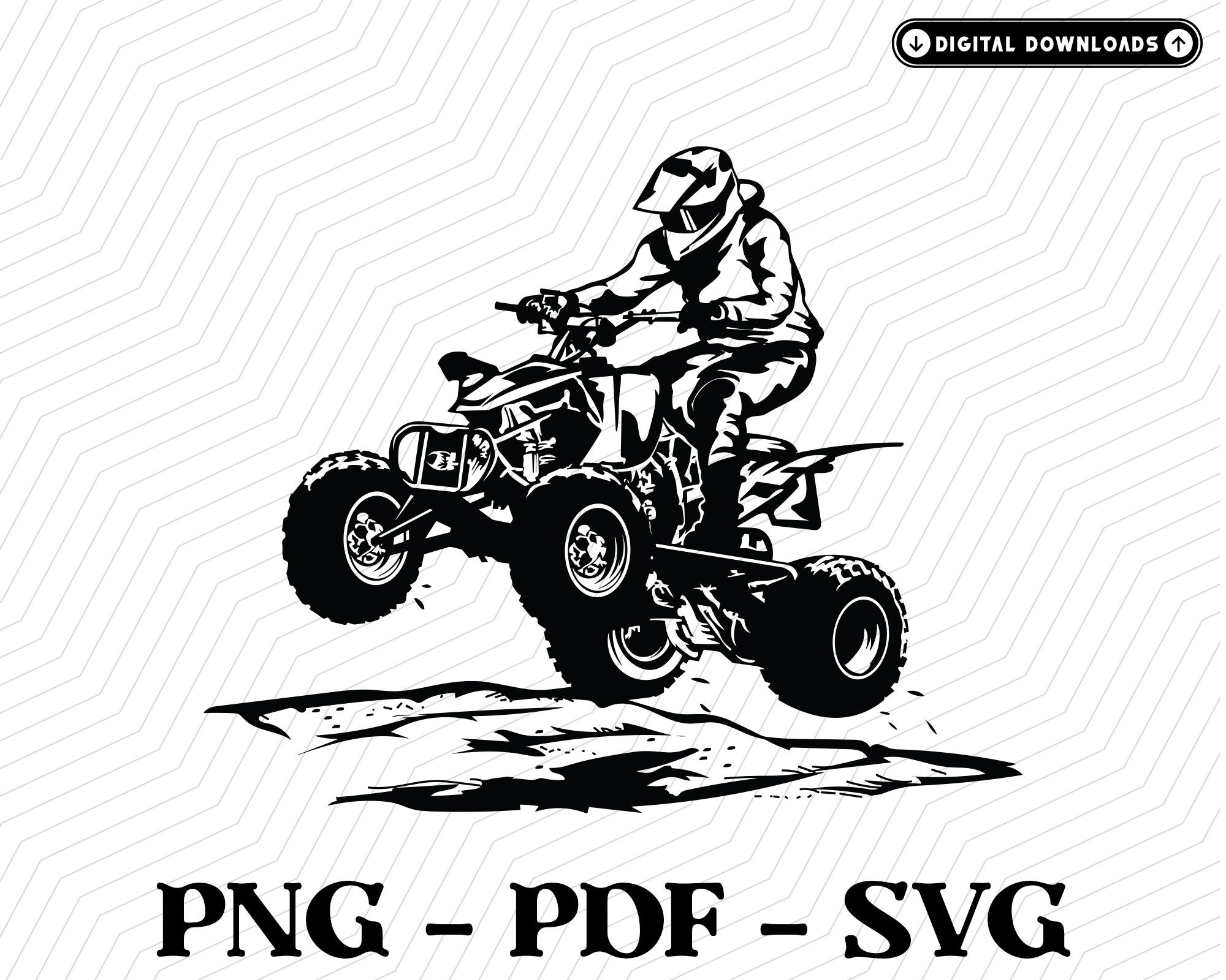 Quad Bike Svg | Bike Wheelie Svg | Quad Bike Rider Svg | Wheeler Svg ...