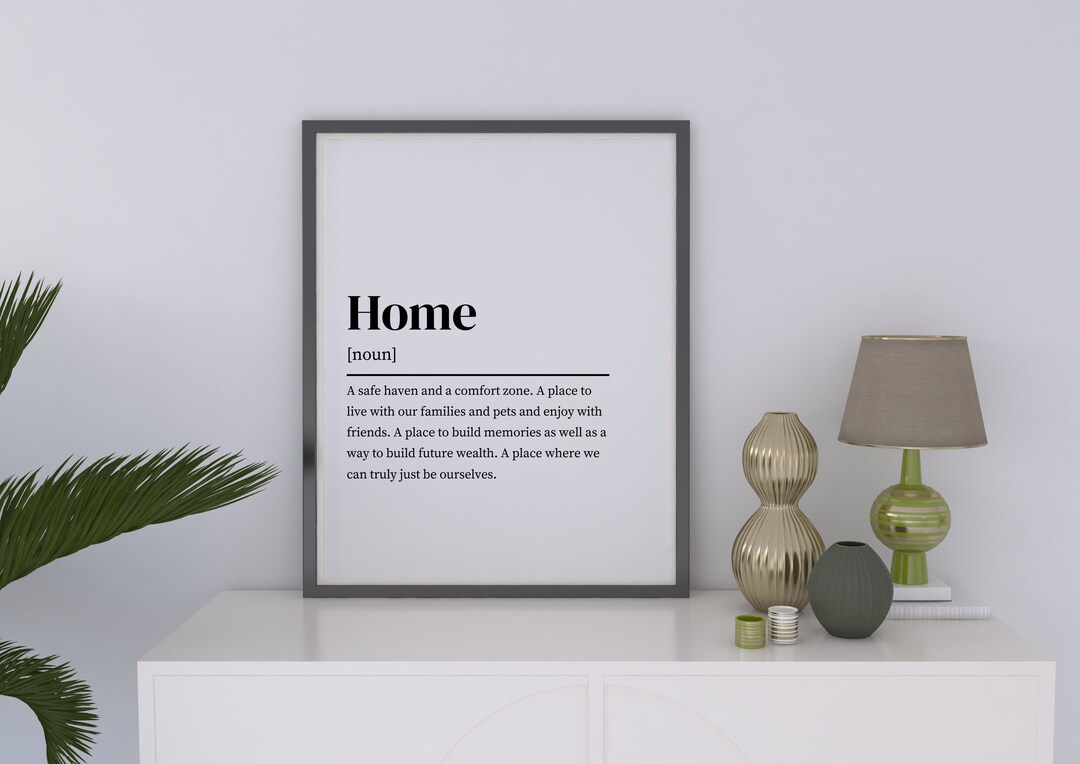 DIGITAL DOWNLOAD Home Definition Room Definition Minimalist Modern ...