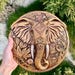 Wood Carved Picture, Wooden Elephant, Wooden Animal Art, 3D Wall Decor ...