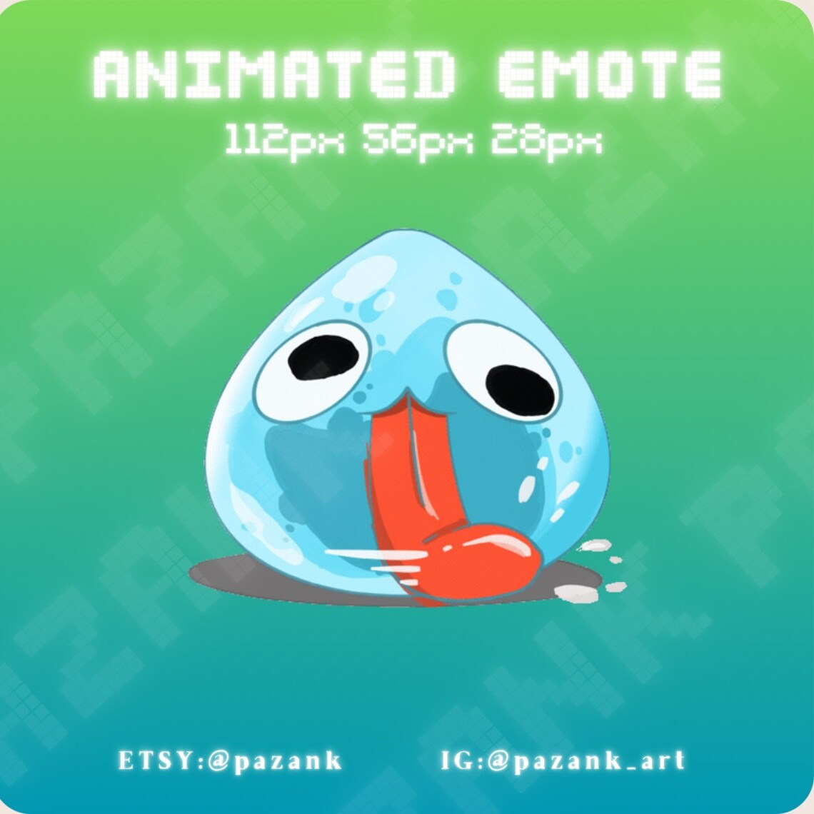 Slime Annoying - Animated Twitch Emote | Twitch Emote| Discord Emote ...