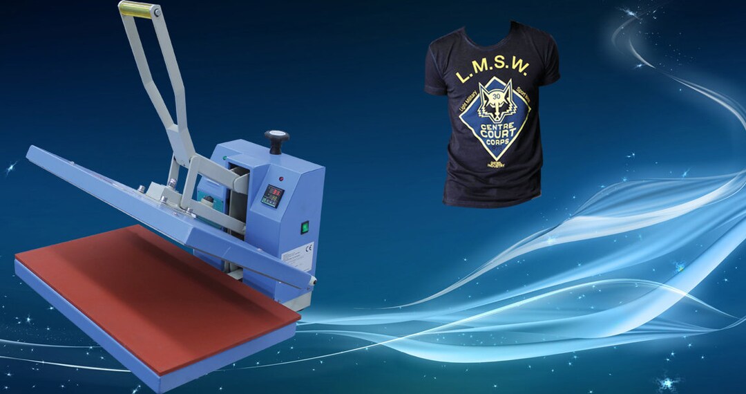 Mechanical Transfer Printing Machine 40X40 Cm T-shirt Flat Press ...