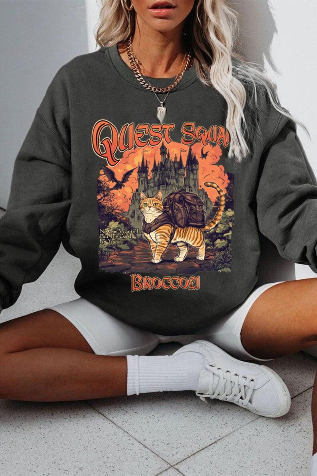 Onyx Storm Sweatshirt, Quest Squad Broccoli Tee, Fourth Wing Merch ...