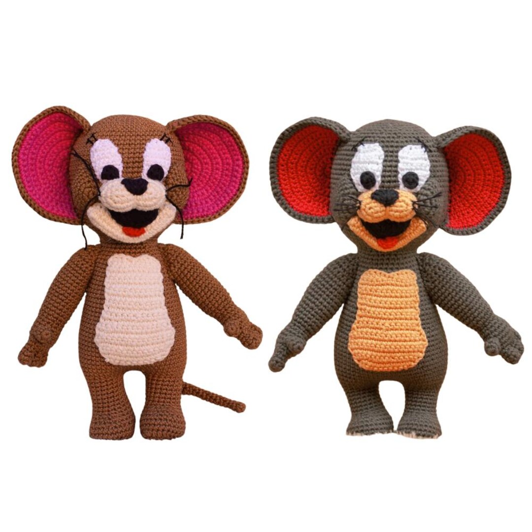 Mouse Crochet Pattern, Jerry the Mouse Amigurumi Crochet Pattern PDF ...