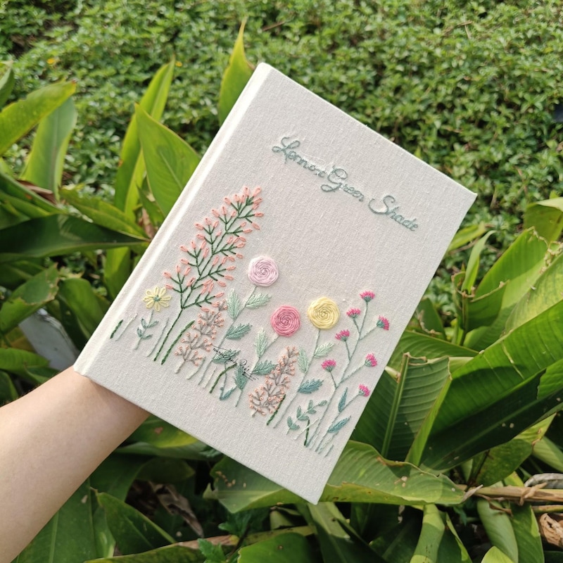 Embroidered Notebook - Etsy