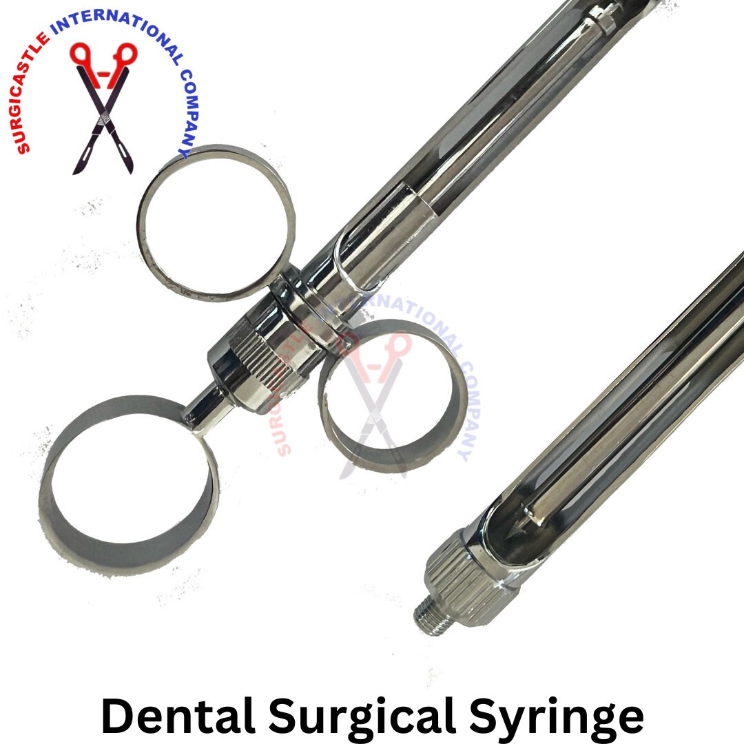 Aspirating Dental Syringes Stainless Steel: 3 Ring Dental Syringe ...