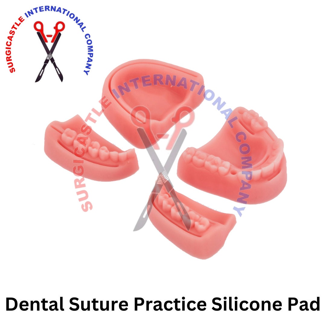 Dental Oral Suture Training Silicone Pad, Oral Suture Practice Skin ...
