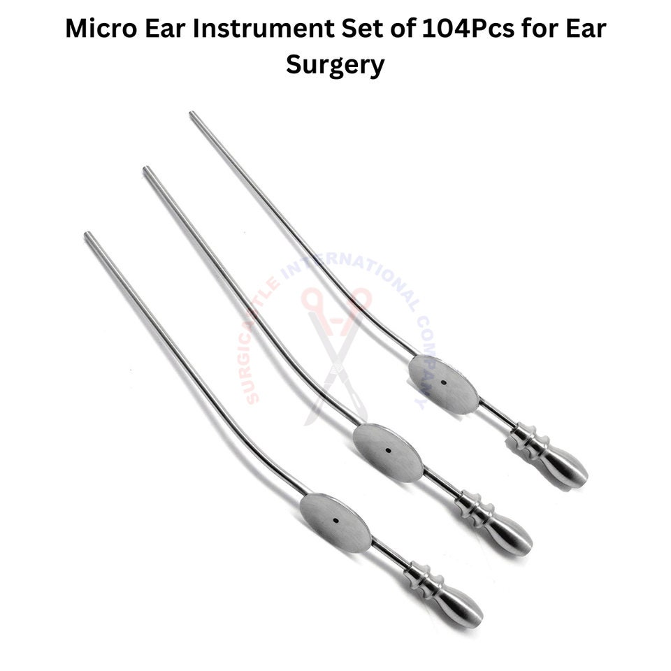 Micro Ear Instrument Set of 103pcs for Ear Surgery Set, Tympanoplasty ...