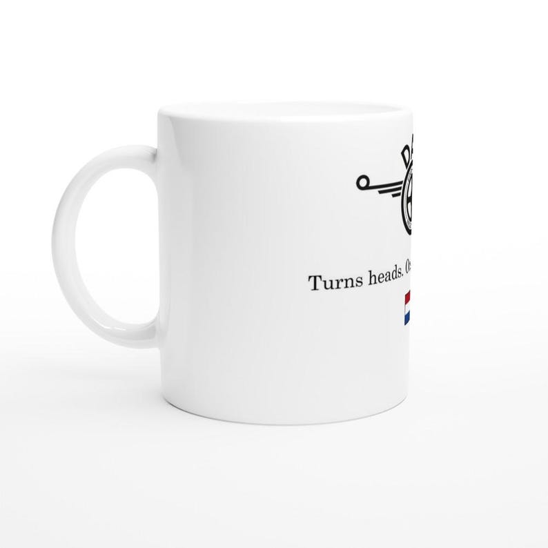 DAF Eindhoven Mug – Turns Heads. Occasionally Roads. – Dutch Car ...