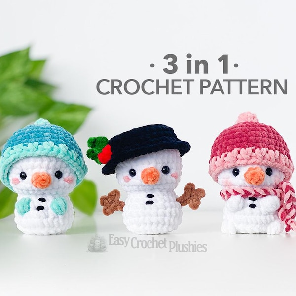 Chenille Snowman - Etsy