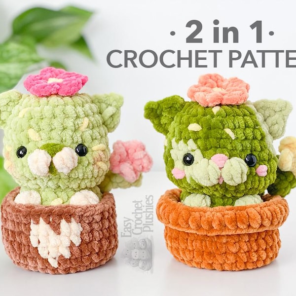Cat Cactus - Etsy
