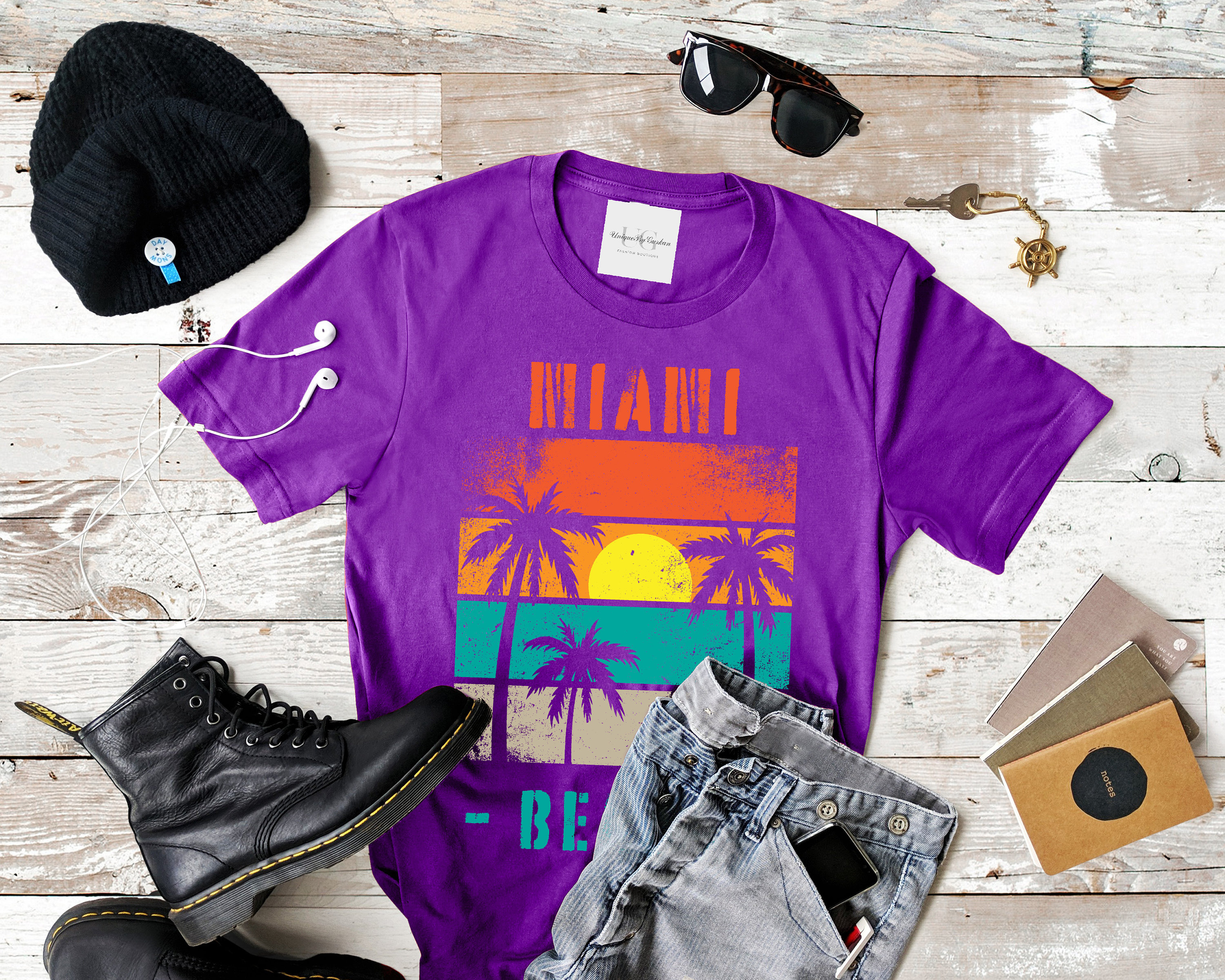 Miami Beach T-shirt, Miami Girls Trip Shirts, Miami Shirts Women, Miami ...